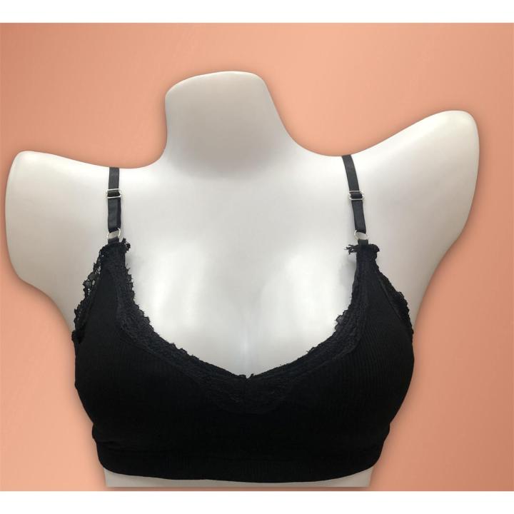 Beautiful padded bra with thin straps | Daraz.pk