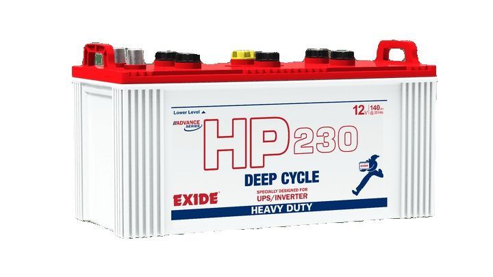 Exide Battery HP 230 - 12 Volt - 160AH/ Deep Cycle Heavy Duty 12 Volts ...