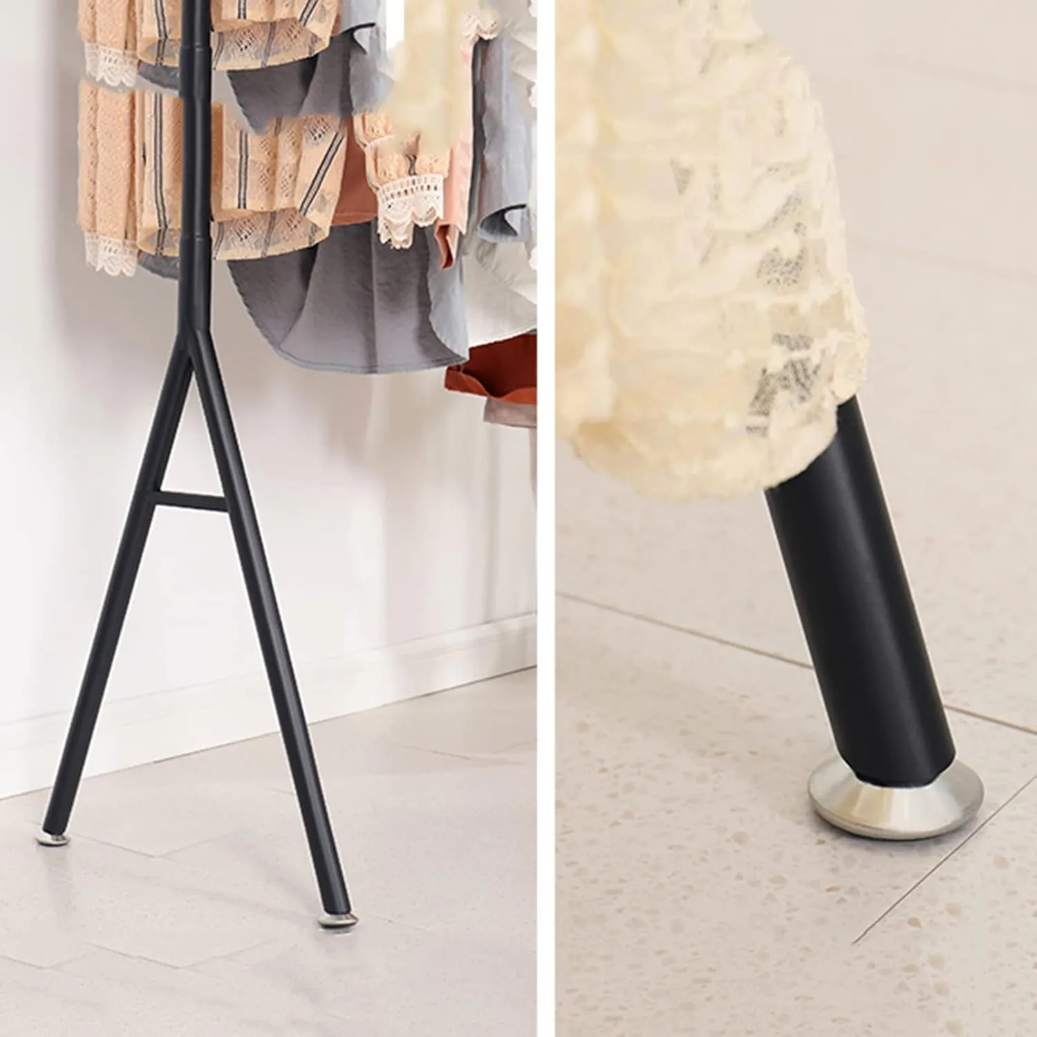 Cloth Hanging Stand Single Pole V Shape New Designe Golden Color Stand ...