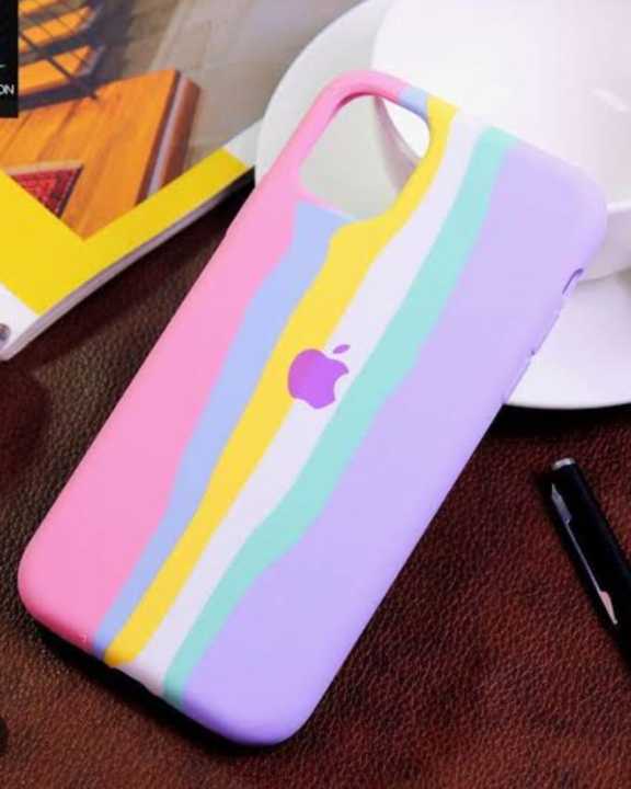IPhone 11 (6.1) RAINBOW Silicone Cases Covers Rainbow Colorful Offical ...
