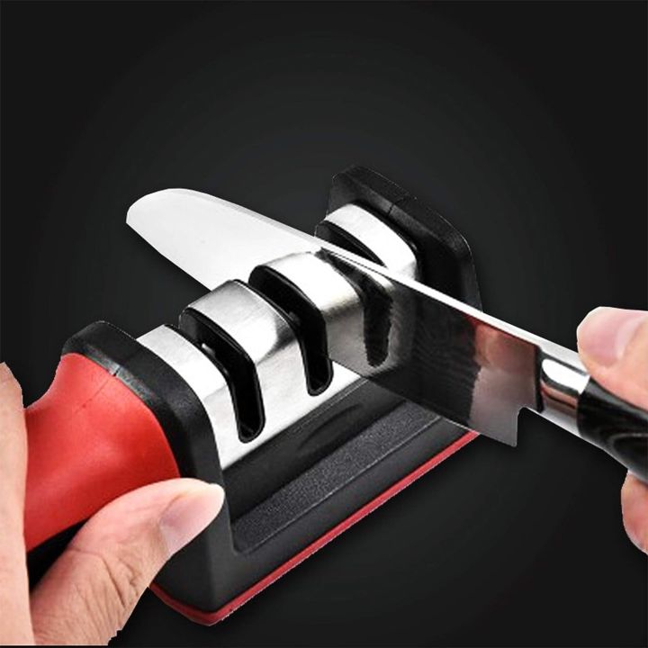 Advanced Manual 3-Stage Kitchen Knife Sharpener – Upgraded Ceramic ...
