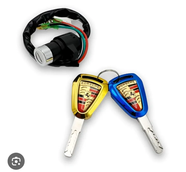 Ignition Switch with Computerized fancy Keys for cg125 bike new style ...