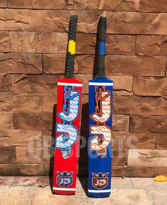 JD TM Taimoor Mirza Edition TAPE BALL EXCLUSIVE CRICKET BAT half cane ...