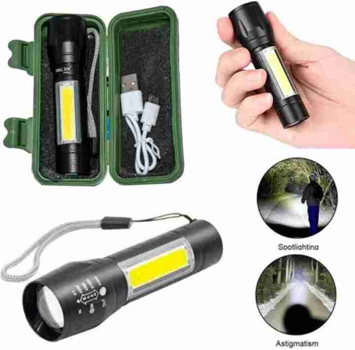 Led Flashlight Rechargeable USB Mini Torch Light, Ultra Brightest Small ...