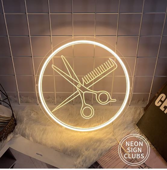 Business Neon Lights Mirror Logo Sign Acrylic Custom Logo Decoration ...