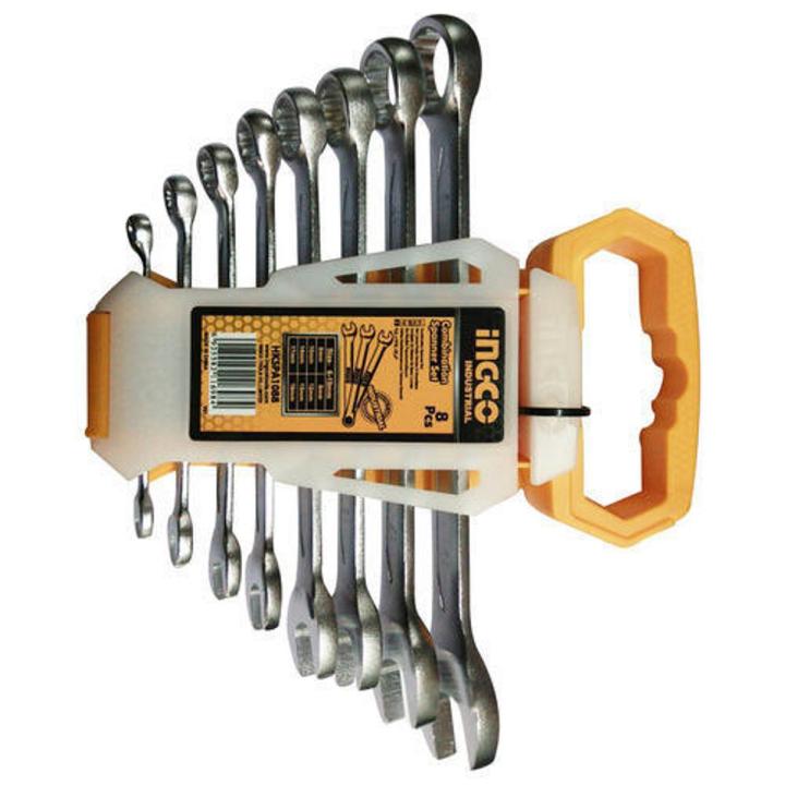 Ingco Combination Spanner Set 8 Pcs ring key set ring chabi set | Daraz.pk
