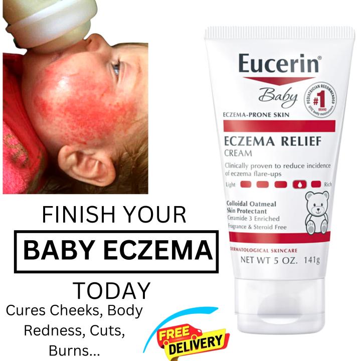 Eucerin Baby Eczema Relief Cream clinically proven to reduce incidence ...