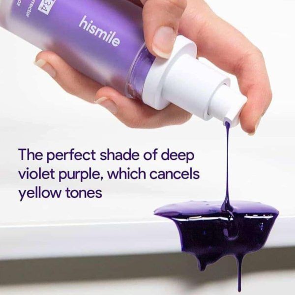 Hismile v34 Color Corrector Purple Teeth Whitening Toothpaste Kit ...