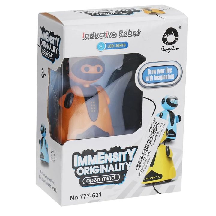 Inductive Robot Toys for Kids Magic Black Line Inductive Induction ...