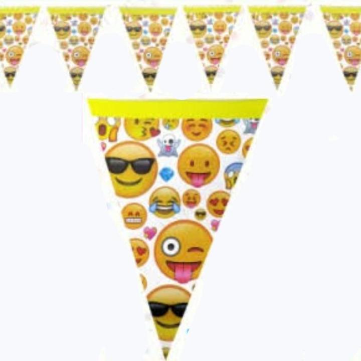 Emoji theme buntings banner( Pack of 10 ) | Daraz.pk