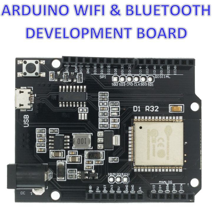 ESP32 For Wemos D1 Mini For Arduino UNO R3 D1 R32 WIFI Wireless Bluetooth Development Board ...