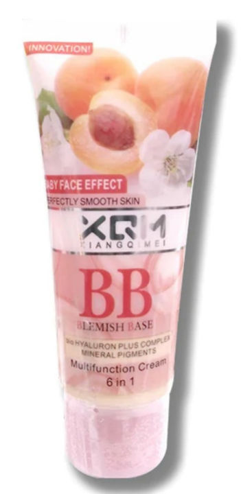 XQM BB Cream Base 6 In 1- Multifunction Peach Cream Blemish Base , 65ml ...