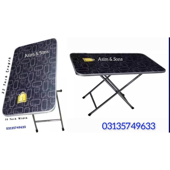 Folding Study & Laptop Table Can Also Use For Dining Table 16 inch by ...