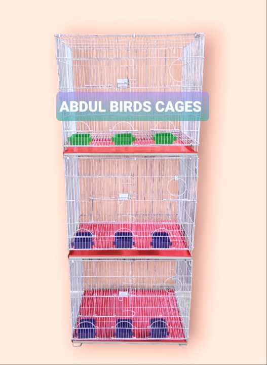 3 Portion Folding Cage Size 2ftx1.5ftx1.5ft | Daraz.pk