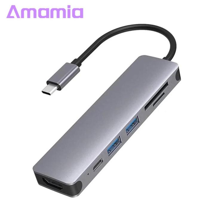 Amamia Docking Station HD-compatible Type-C HDMI-compatible 4K USB3.0 ...