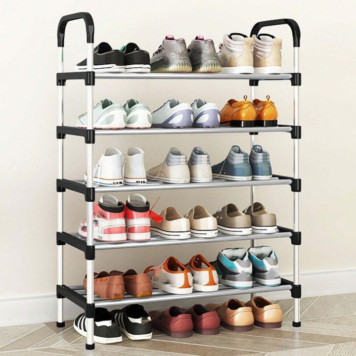 4 & 5 Layer Stainless Steel Shoe Rack for Home & Office | Non-Breakable ...