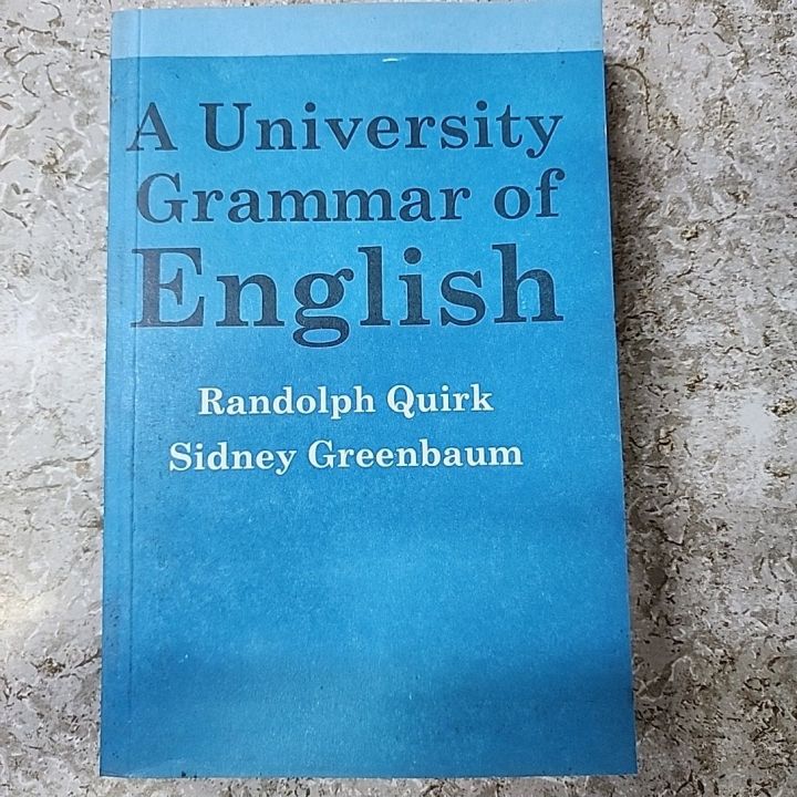 A university grammar of English by Randolph quirk | Daraz.pk