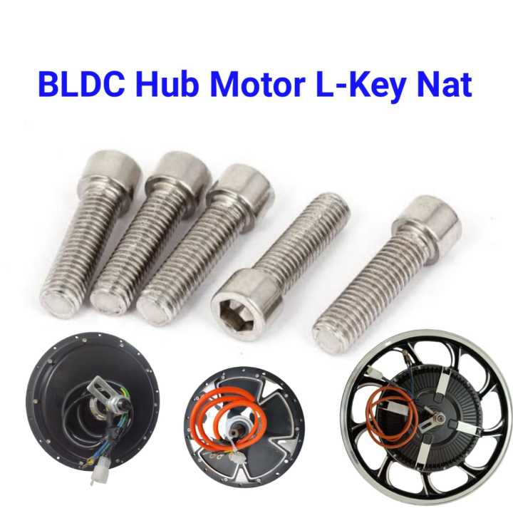 5-Pcs L-Key Bolt for Electric Bike BLDC Hub Motor High Quality Bolt ...