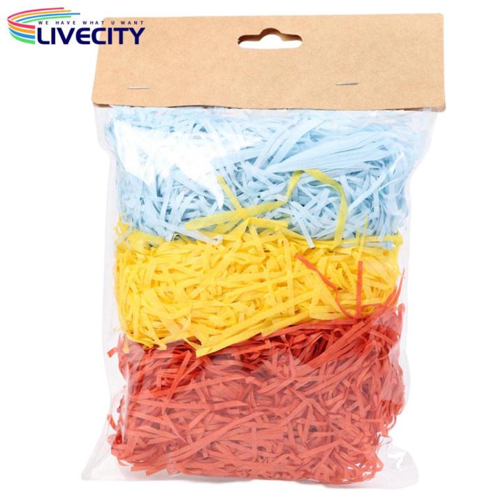 Raffia Papyrus Strip-type Gift Wrapping Glitter Filler Paper | Daraz.pk