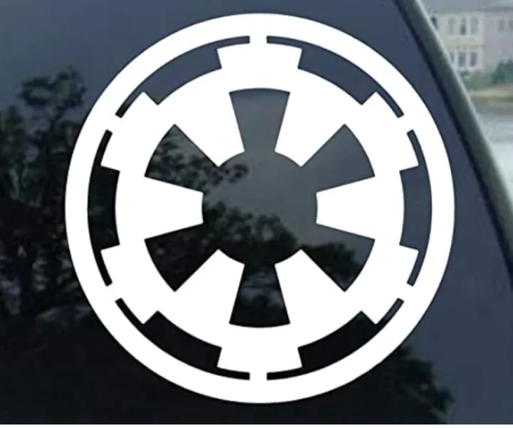 Car Spdecals Star Galactic Empire Vinyl Decal Window Sticker White ...