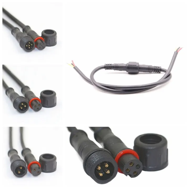 Cable Wire Plug led Connector Led Waterproof Cable Connector Male to ...