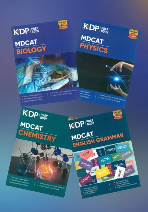 Set of 4 Kips MDCAT Preparation books 2025 Edition: Kips MDCAT Prep books 2025 Edition / Kips ...