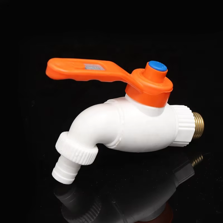 Turkey Bibcock Water Tap Orange Handle | Heavy Duty Plastic Faucet ...