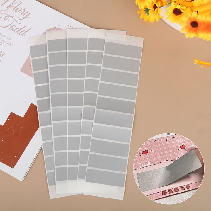 Toys 50pcs Children Rectangle Reward Scratch Card Film Coated Stickers ...