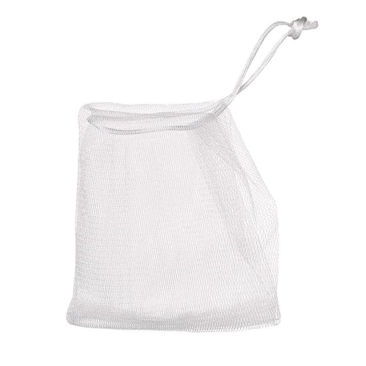 Handmade Soap Foaming Net, Foam Pink Ribbon, Net Bag, Face Wash ...