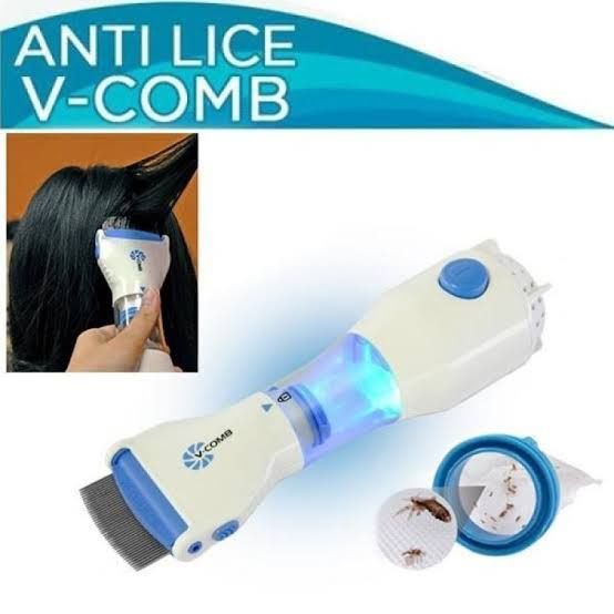 Head Lice Removal Tool - V-Comb Anti-Lice Electric Machine Efficient ...