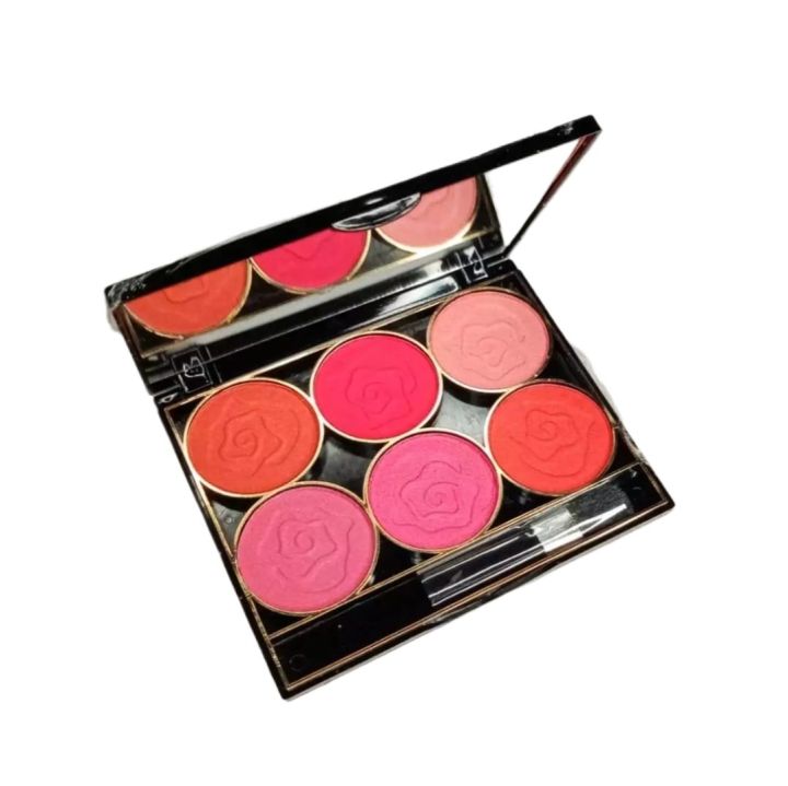 Blusher kit 6 Colors Makeup Blusher Palette For Girls and Womens | Daraz.pk