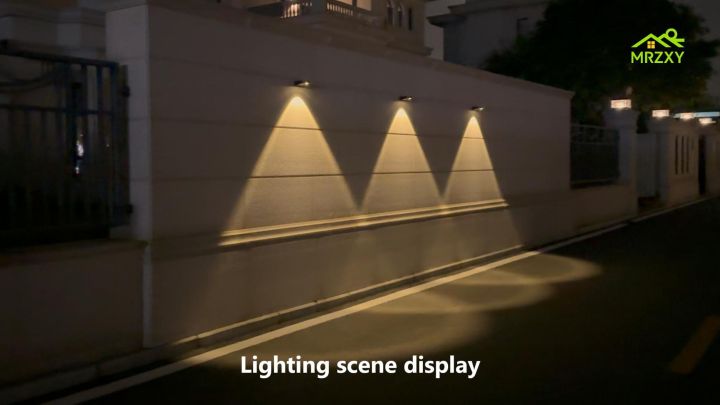 Solar Fence Light Semi Circle | Waterproof Outdoor LED Wall Light for ...