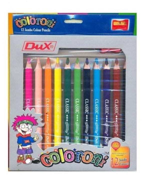 Color Pencil Dux Jumbo Pencil Color , Coloroni Art No 712, Extra Large ...