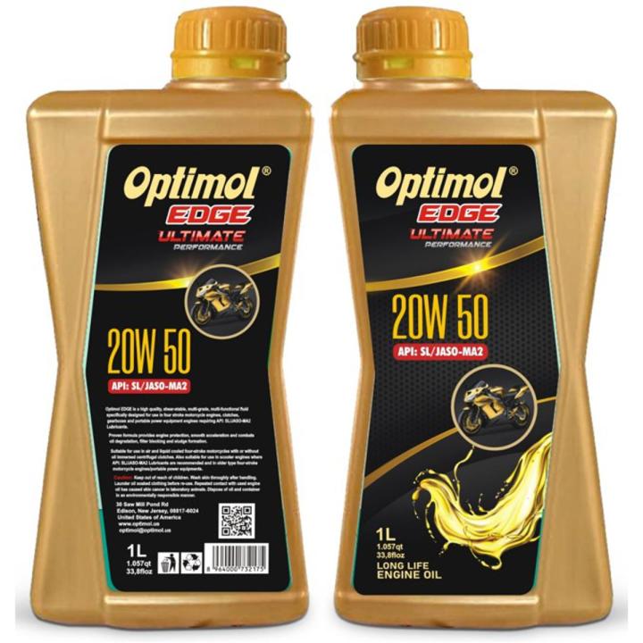 OPTIMOL EDGE ENGINE OIL 20W-50 (1 LITER) USA MADE | Daraz.pk