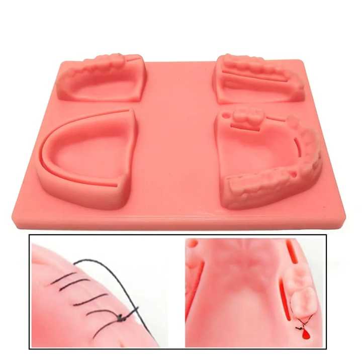 Soft Silicone Bionic Oral Multiple Wound Types, 4 Different Suture Pads ...