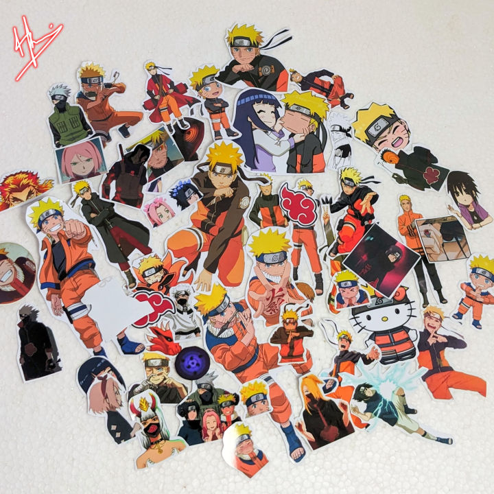 Premium Naruto Anime Stickers (Pack Of 10/20/50) Cartoon Anime Naruto ...