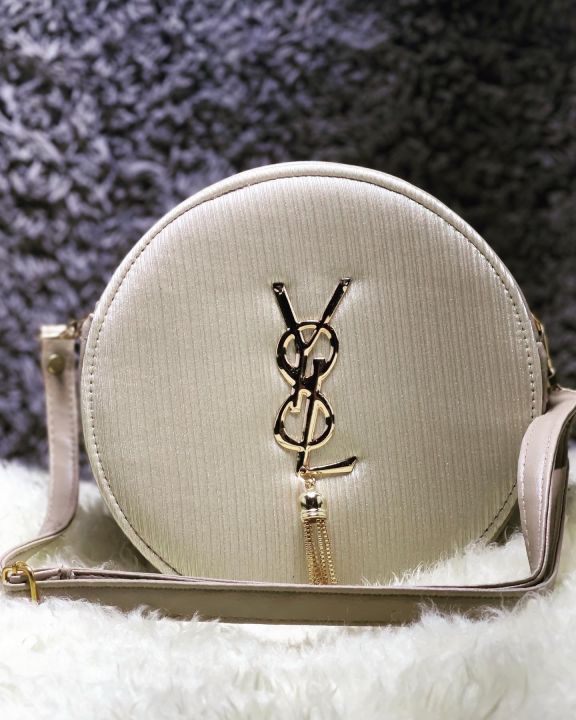 YSL round shape bag | Daraz.pk