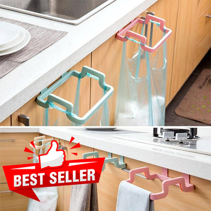 Plastic Garbage Bag Holder, Dustbin, and Towel Rack for Practical ...