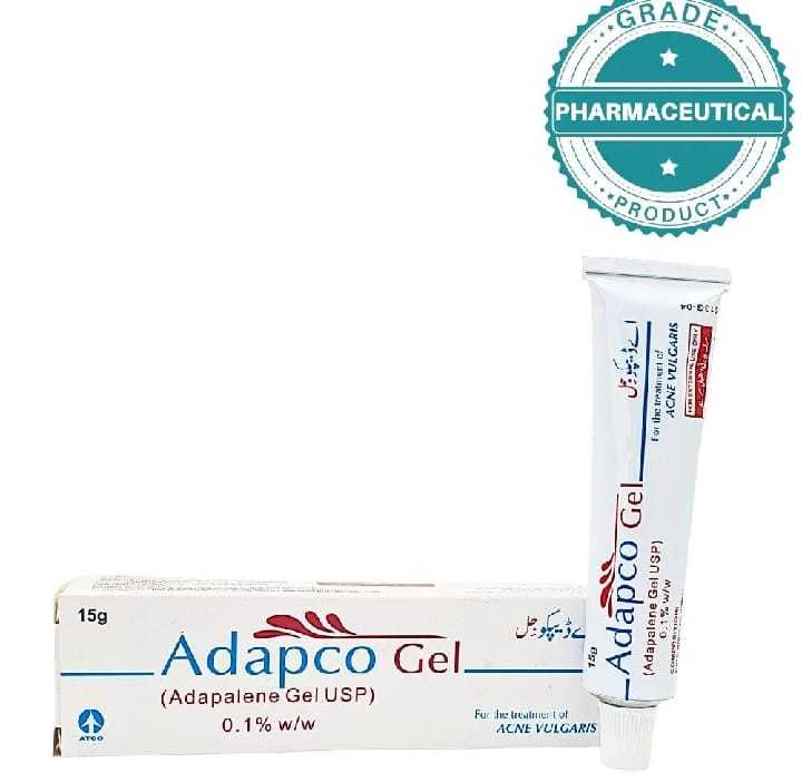 ADAPCO GEL(ADAPALENE GEL USP ) for acne 15 gram original | Daraz.pk