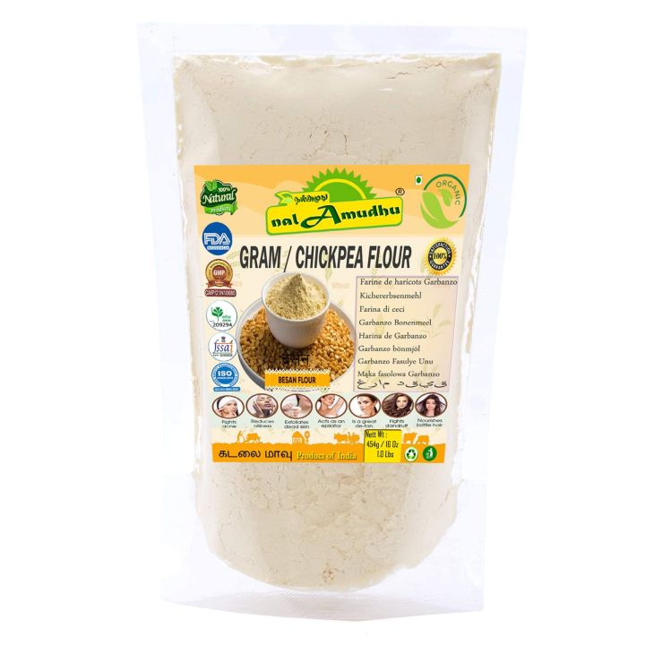 Besan Flour | Gram Flour | Garbanzo Flour | Pure Chana Dal Fine Powder ...