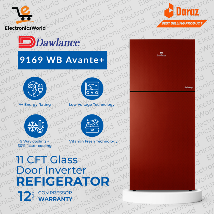 Dawlance Refrigerator Inverter | 9169 WB Avante+ Double Door ...