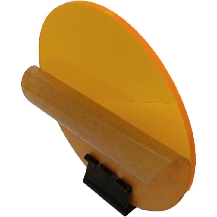 Acrylic Yellow PLEXIGLAS Plastic Sheet 3mm 8 inch Round Circle DISC ...