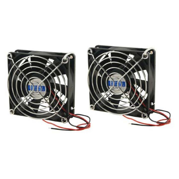 CPU Cooling Fan-2 x DC Cooling Fan 4 x Metal Finger Guard-black | Daraz.pk