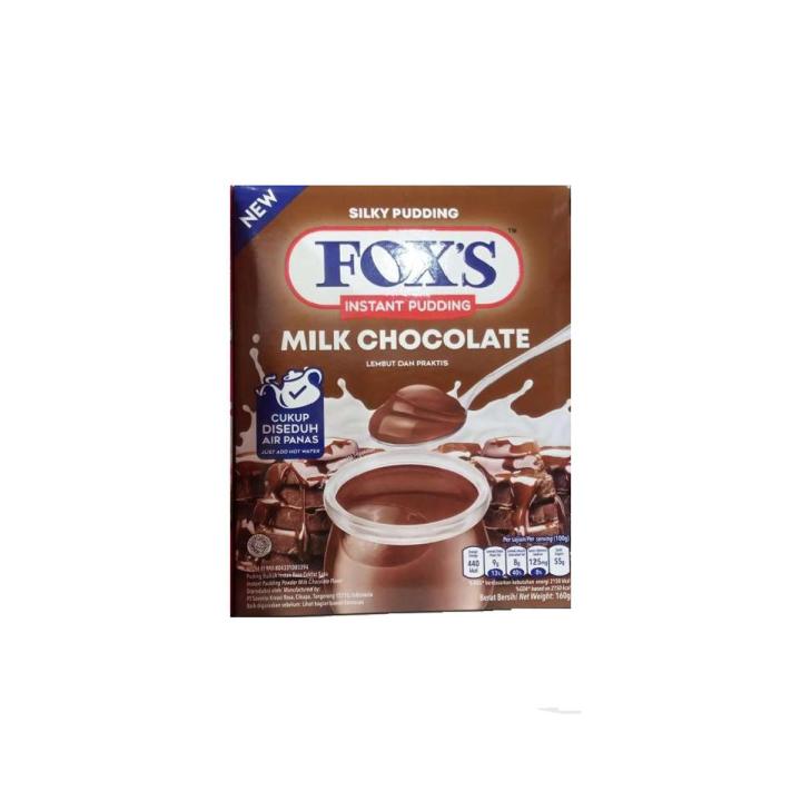 Fox's Instant Pudding Milk Chocolate 160 Gram | Daraz.pk