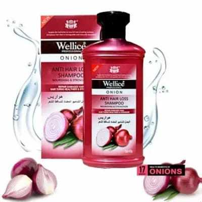 Wellice Onion Anti Hair loss Shampoo 400g | Daraz.pk