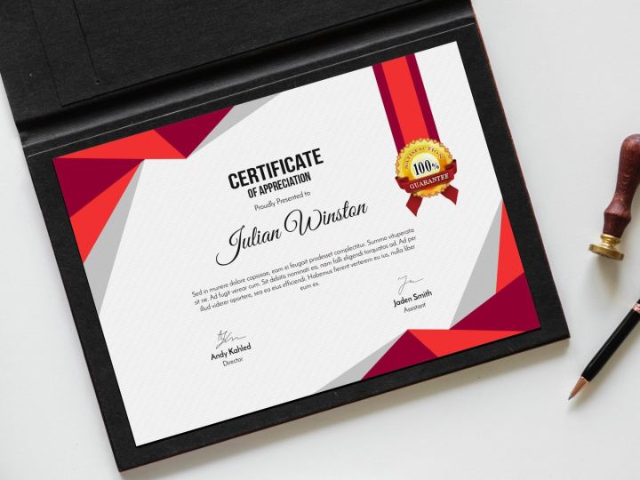 Customized Certificate and Award Printing - With Highly Lemination ...