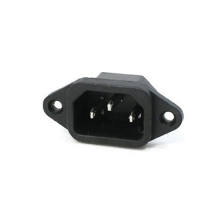 IEC320 C14 3 Pin Terminals Power Socket Electrical AC Socket 3 Pin 250V ...