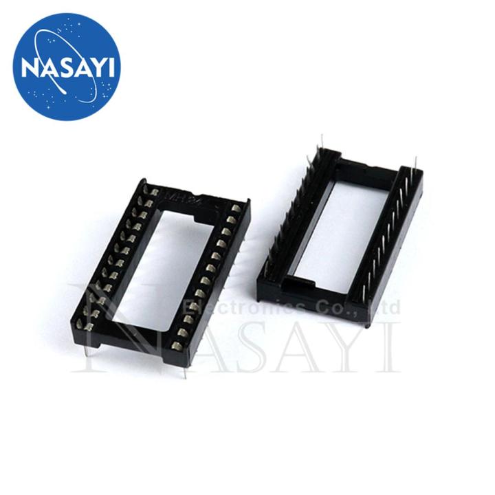 10PCS IC socket integrated block in-line DIP single-chip microcomputer chip flat foot base sub ...