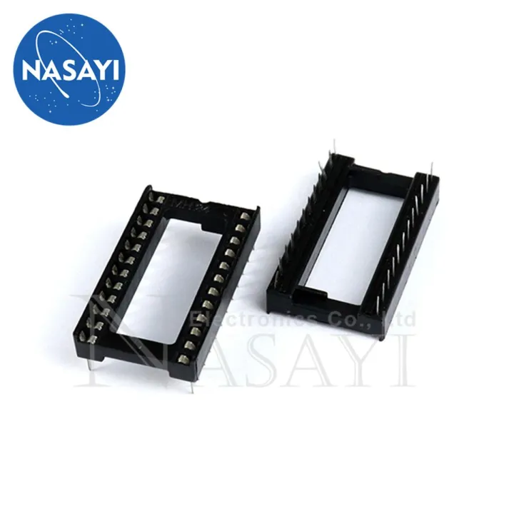 10PCS IC socket integrated block in-line DIP single-chip microcomputer chip flat foot base sub ...