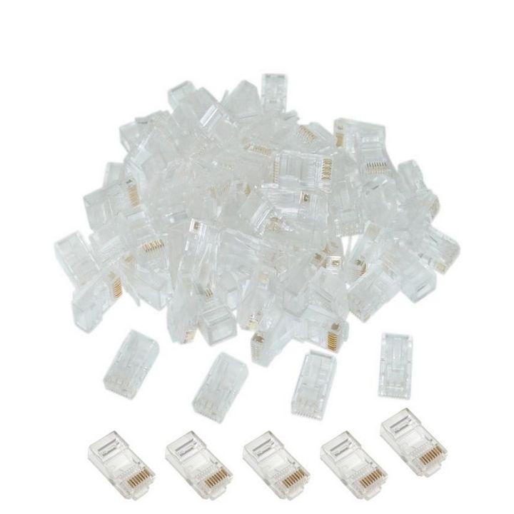RJ45 Connector 100 Pcs | Daraz.pk